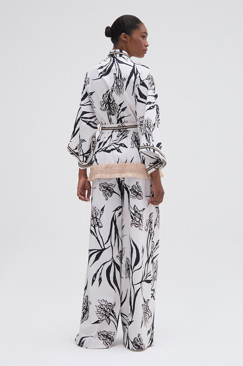 Kimono curto irís off white – PatBo Brazil